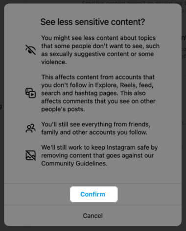 Why you see sensitive content on Instagram and how to control it ...