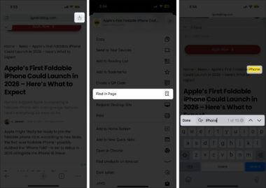 How to Control F on iPhone to Find Words Instantly – iGeeksBlog