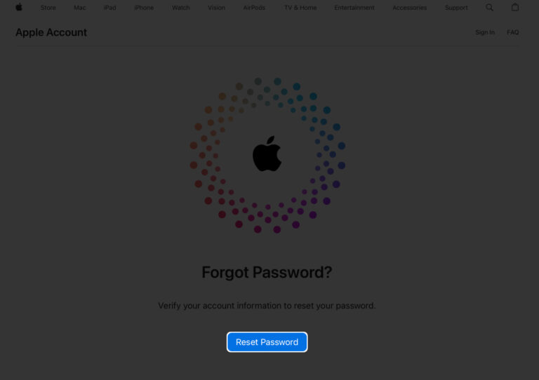 Forgot Apple ID Password? Here's How to Reset It Easily