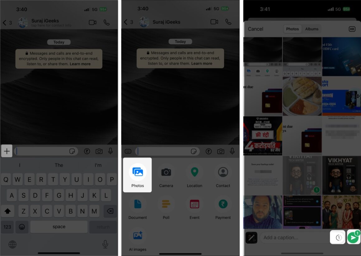 WhatsApp Visa en gång: Hur man skickar försvinnande foton och videor på iPhone eller Android ...
