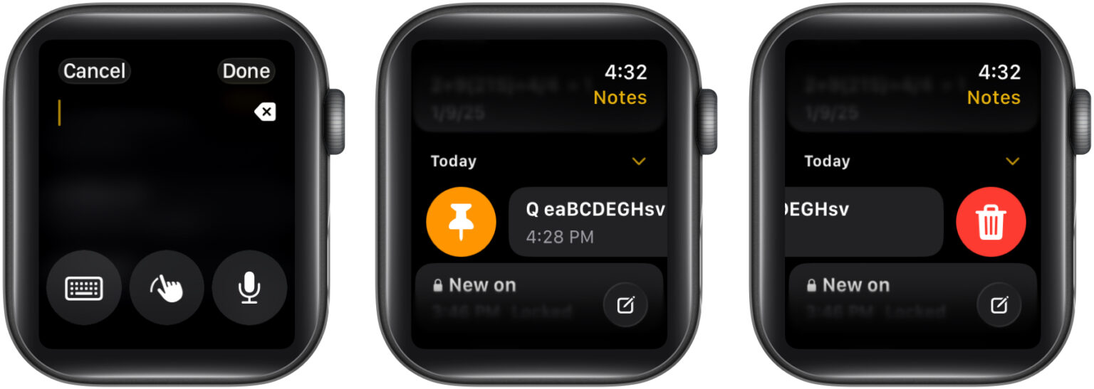 How to Use the Notes App on Apple Watch in watchOS 26
