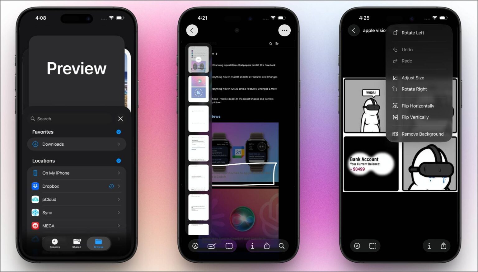 What is Preview App on iOS 26 and How to Use It
