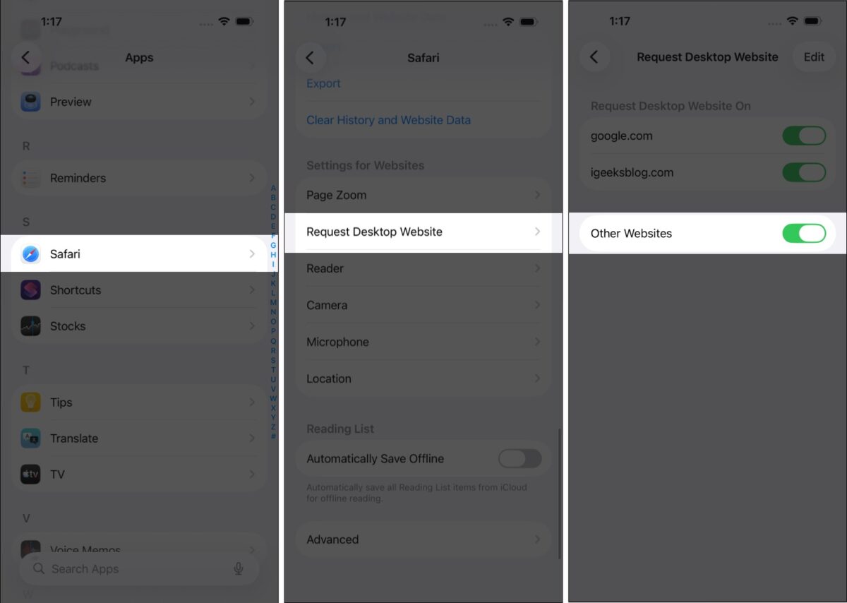 How to Request the Desktop Site on iPhone (Safari, Chrome and Firefox ...