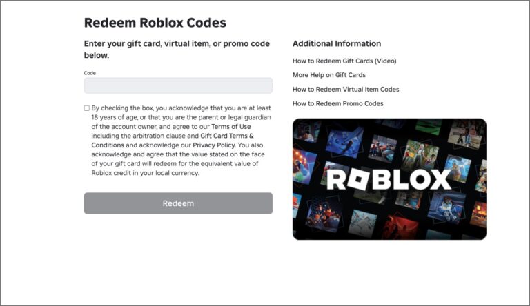 How to Redeem a Roblox Gift Card and Check Balance - iGeeksBlog