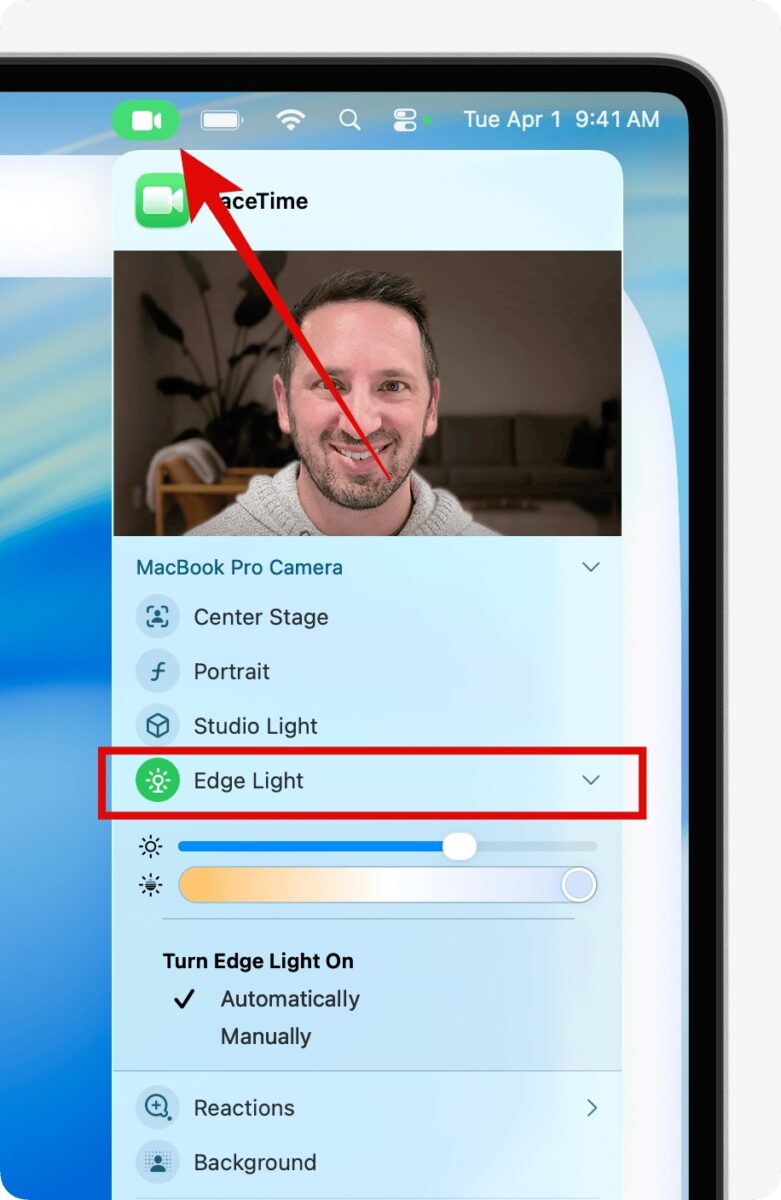 How to Use Edge Light Feature for Video Calls on Mac – iGeeksBlog